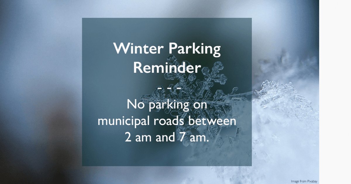 Winter Parking Reminder | Middlesex Centre