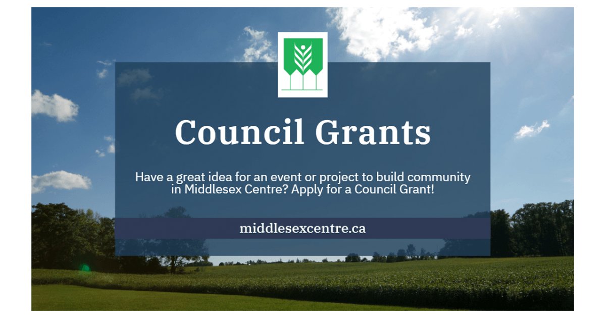 Council Grants | Middlesex Centre