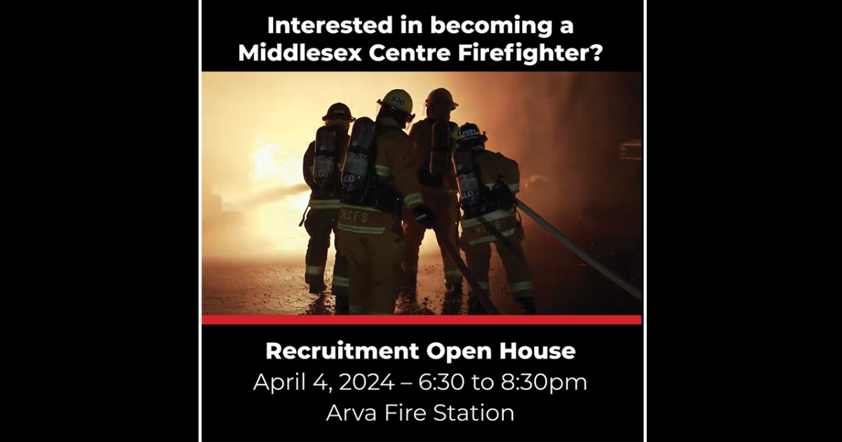 Firefighter Recruitment Open House | Middlesex Centre