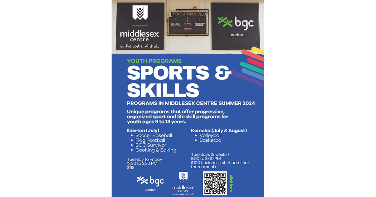 Ilderton Youth Programs: Sports and Skills | Middlesex Centre